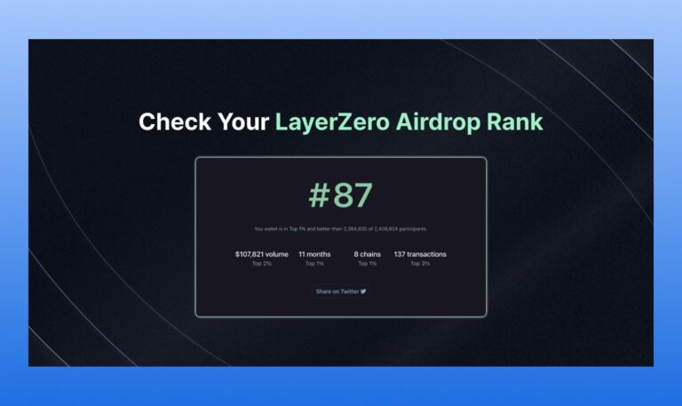 Những công cụ check airdrop trên LayerZero – CryptoViet