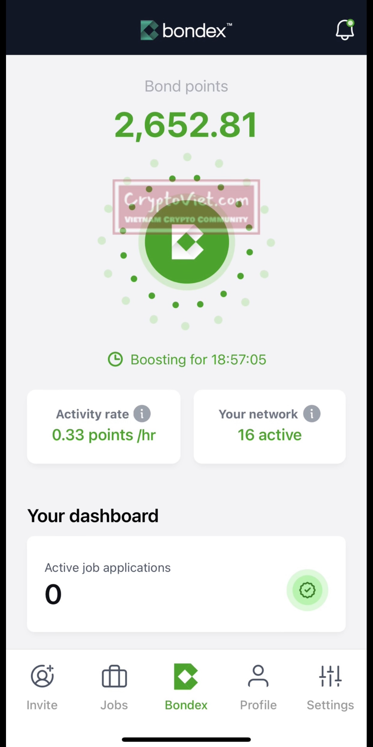 Hướng dẫn đào Bondex Origin – CryptoViet