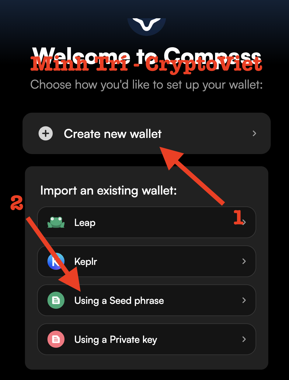 Compass Wallet là gì? Đánh giá ví Compass Wallet – CryptoViet
