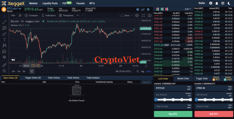 Đánh giá và hướng dẫn sử dụng sàn Xeggex – CryptoViet